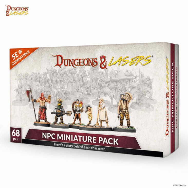 Dungeons & Lasers: NPC Miniature Pack – Envy Card Store